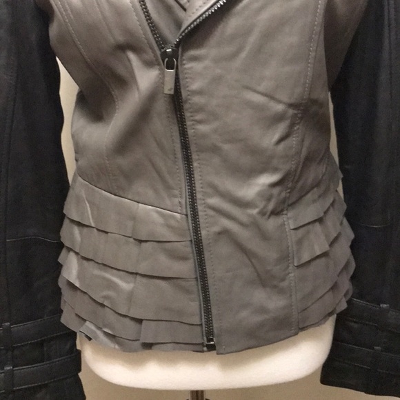 William Rast | Jackets & Coats | Willam Rast Tiered Leather Jacket Nwt ...